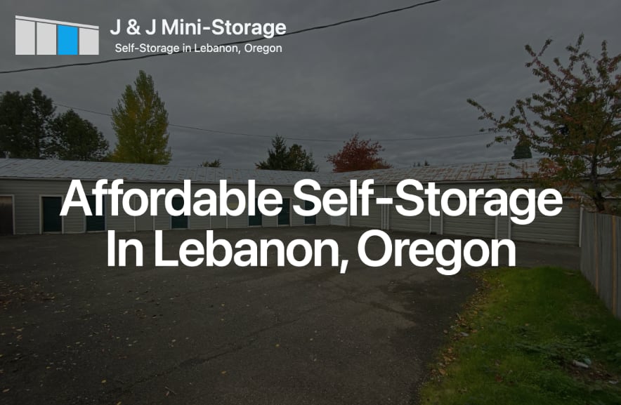 J & J Mini-Storage | Affordable Self-Storage in Lebanon, Oregon